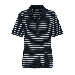 Clarina Damen T-Shirt "HEINRICH", blau, Gr. 46, gestreift, Obermaterial: 100% Baumwolle., Shirts, Pima Cotton Interlock