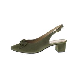 Xaver Luis Schuhmanufaktur Slingpumps 'ISAR' Damen Gr&ouml;&szlig;e 35 oliv
