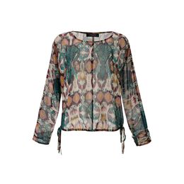 Aniston Casual Bluse Damen Gr&ouml;&szlig;e 4XL/5XL beige / braun / petrol / flieder