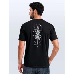 Neverless Shirt 'Outdoor Baum' Herren Gr&ouml;&szlig;e 5XL schwarz