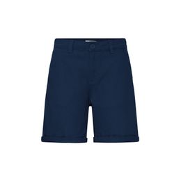 oxmo Damen Chinoshorts "Chinoshorts OXKvita", blau, Gr. 40, Obermaterial: 99% Baumwolle CO. 1% Elasthan EL., Hosen