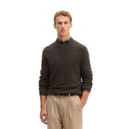 Marc O'Polo MARC O'POLO Herren Strickpullover "aus weichem Schurwoll-Mix", braun, Gr. XXXL, unifarben, Obermaterial: 80% Schurwolle, 20% Polyamid, Pullover