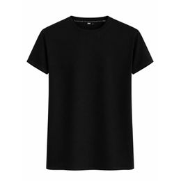 RMK Shirt '&ldquo;Einfarbig Rundhals&rdquo;' Herren Gr&ouml;&szlig;e S schwarz