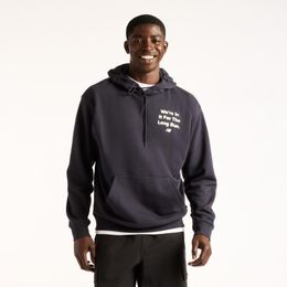 New Balance Herren Kapuzensweatshirt "FOGGY DAZE 1906 HOODIE", blau, Gr. M, Obermaterial: 60% Baumwolle, 40% Polyester, Sweatshirts, aus Baumwolle
