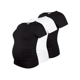 M.m.c. Umstand Shirt 'Basic Umstandsmode Kurzarm' Damen Gr&ouml;&szlig;e L bunt