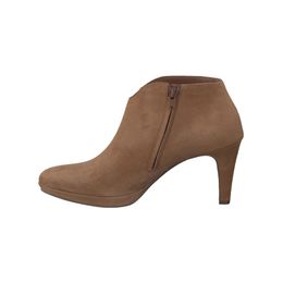 Paul Green Damen Stiefelette "Paul Green Stiefelette Leder", Gr. 37,5mittelbraun, Leder, Schuhe
