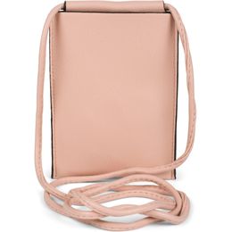 styleBREAKER Umh&auml;ngetasche 'Handy Umh&auml;ngetasche Metallic' Damen Gr&ouml;&szlig;e One Size ros&eacute;
