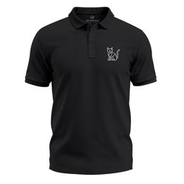 Neverless Shirt 'Cat Polygon' male size L Black