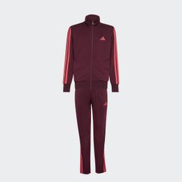 Jungen Trainingsanzug "ESSENTIALS CLIMACOOL KIDS", braun, Gr. 140, adidas Sportswear, Obermaterial: 100% Polyester, Sportanz&uuml;ge