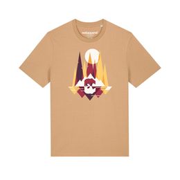 Watapparel Shirt ' Von B&auml;ren und Bergen ' male size XL Beige / Mixed colors