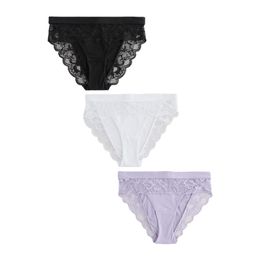 next Slip Damen Gr&ouml;&szlig;e XXXL lavendel / schwarz / wei&szlig;