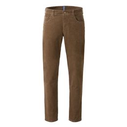 MEYER Herren Chinohose "M5 Six 2-6599", braun, Gr. 38, uni, Obermaterial: 98% Baumwolle CO. 2% Elasthan EL., Hosen, aus softem Cord M5 Serie