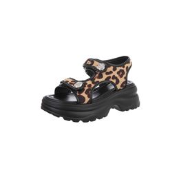 Ital-Design Sandals female size 38 Beige / Black