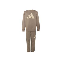 adidas Sportswear Trainingsanzug 'ESSENTIALS' Jungen Gr&ouml;&szlig;e 152 beige / braun