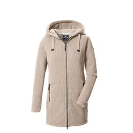 G.I.G.A. by Killtec Damen Strickfleecejacke "GW 44 WMN KNTFLC PRK", beige, Gr. 40, G.I.G.A. DX BY KILLTEC, unifarben, Obermaterial: 100% Polyester, Jacken, in Longform,