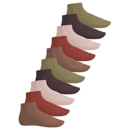 Footstar Socken 'EVERYDAY!' Damen Gr&ouml;&szlig;e 39/42 rostrot