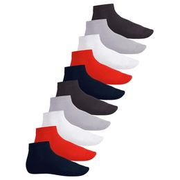 Footstar Socken 'EVERYDAY!' Damen Gr&ouml;&szlig;e 35/38 rot