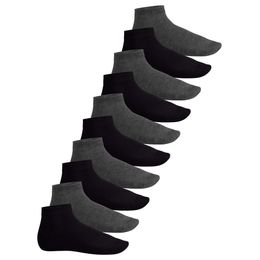 Footstar Socken 'EVERYDAY!' Damen Gr&ouml;&szlig;e 35/38 anthrazit
