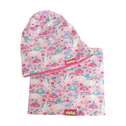 Reusch M&uuml;tze und Schal M&auml;dchen Gr&ouml;&szlig;e S/XXL rosa