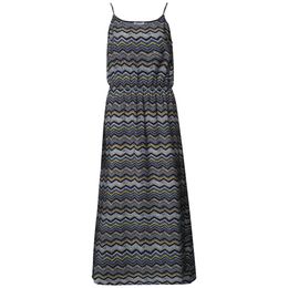 Street One Kleid Damen Gr&ouml;&szlig;e 44 navy / hellblau / hellbraun / wei&szlig; Sommerkleid