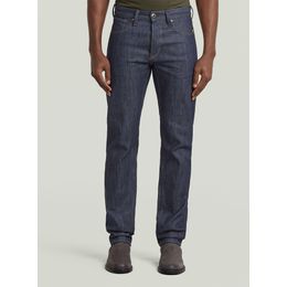 G-Star Raw G-STAR Herren 5-Pocket-Jeans "Eng anliegende, konisch zulaufende Selvedge-Jeans", blau, Gr. 34, Obermaterial: 99% Baumwolle, 1% Elasthan, Jeans