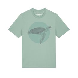 Watapparel Shirt 'Meeresschildkr&ouml;te' male size XL Beige