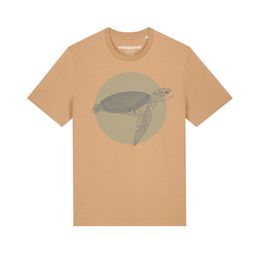 Watapparel Shirt 'Meeresschildkr&ouml;te' Herren Gr&ouml;&szlig;e L beige
