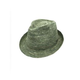 CAPO Hut 'Strohhut, Trilby, uni' Damen Gr&ouml;&szlig;e 56/58 gr&uuml;n