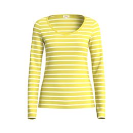 s.Oliver Shirt Damen Gr&ouml;&szlig;e XL gelb / wei&szlig;