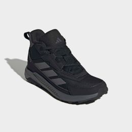 adidas terrex Kinder Wanderschuh "ANYLANDER MID KIDS", Gr. 38,5, schwarz, Synthetik, Textil, Schuhe, f&uuml;r Kinder & Jugendliche