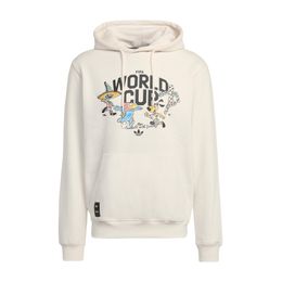 adidas originals Sweatshirt 'Maskottchen' Herren Gr&ouml;&szlig;e XS hellbeige / neonblau / dunkelgelb / schwarz