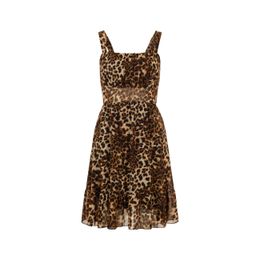 CLOUD 5IVE Damen A-Linien-Kleid "CLOUD 5IVE Mini Dress"braun, beige, Gr. XXL, 100% Polyester, Kleider