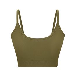 Albero Natur Top 'Bustier aus Bio-Baumwolle' Damen Gr&ouml;&szlig;e L oliv