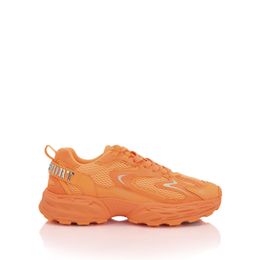 Plein Sport Herren Sneaker "Pulse X", Gr. 41, orange, Schuhe