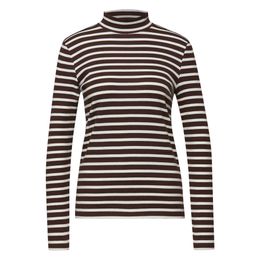 Street One Shirt Damen Gr&ouml;&szlig;e M braun / wei&szlig;