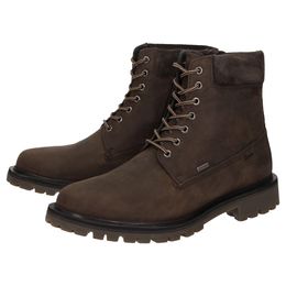 Sioux Damen Stiefelette "Aspar.-702-TEX-LF-H", Gr. 39,5, braun, Obermaterial: 50% Kalbsleder CAL. 50% Kalbsveloursleder CAVL. 100% Gummi rubber.,