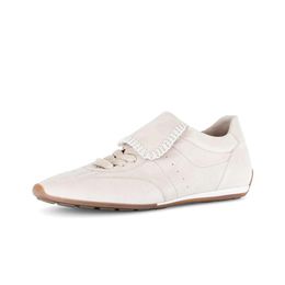 Gabor Damen Sneaker "Sneaker low", Gr. 39, beige, Schuhe