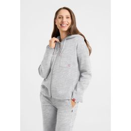 Frieda & Freddies New York Damen Sweatshirt "Frieda & Freddies Sweatjacke"cloud grau, Gr. 42, FRIEDA & FREDDIES, 80% Baumwolle, 20% Polyester, Sweatshirts