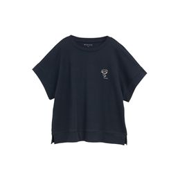 Tom Tailor T-Shirt Damen Gr&ouml;&szlig;e M dunkelblau / wei&szlig;