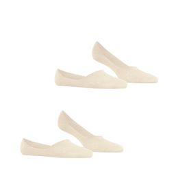 Burlington Damen F&uuml;&szlig;linge "Everyday", Gr. 41, beige, Baumwollmischung, unifarben, Socken, unifarben, Silikon an der Ferse, No-Show-Socks