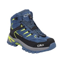 CMP Kinder Wanderschuh "KIDS RIGEL 2.0 MID WP TREKKING SHOES", Gr. 31, blau, Leder, Schuhe, wasserdicht