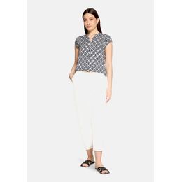 Betty Barclay Damen Schlupfbluse "Damen kurzarm", blau, Gr. 36, Obermaterial: 100% Viskose, Blusen