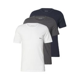 BOSS Shirt 'Classic' male size XL Navy / Dark grey / White