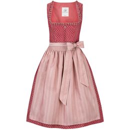 Stockerpoint Dirndl 'Dana' Damen Gr&ouml;&szlig;e 46 rot / pastellrot