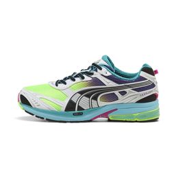 Puma Sneaker 'Homura OG Hyper' Herren Gr&ouml;&szlig;e 41 hellgrau / neongr&uuml;n / dunkellila / schwarz Sommerschuhe