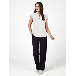 select! By Hermann Lange Damen Blusentop "Hermann Lange Blusentop", wei&szlig;, Gr. 40, SELECT BY HERMANN LANGE, 100% Polyester, Blusen
