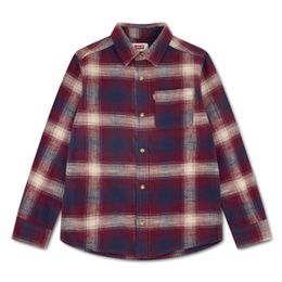 LEVI'S KIDS Jungen Karohemd "LVB SHADOW PLAID SHIRT", rot, Gr. 8, kariert, Web, Obermaterial: 100% Baumwolle, Hemden, aus Baumwolle - for Boys