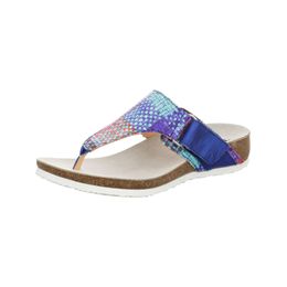 Think! T-Bar Sandals 'Julia' female size 40 Navy / Indigo / Neon blue / Light red