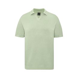 H.I.S. H.I.S Herren Poloshirt "- Strick Poloshirt, Regular fit"hellgr&uuml;n, Gr. L, Strick, Obermaterial: 100% Baumwolle, Shirts, Strukturstrick, Polokragen mit