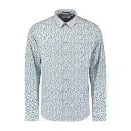 NO EXCESS Hemd Herren Gr&ouml;&szlig;e XXXL kitt / navy / azur / wei&szlig;